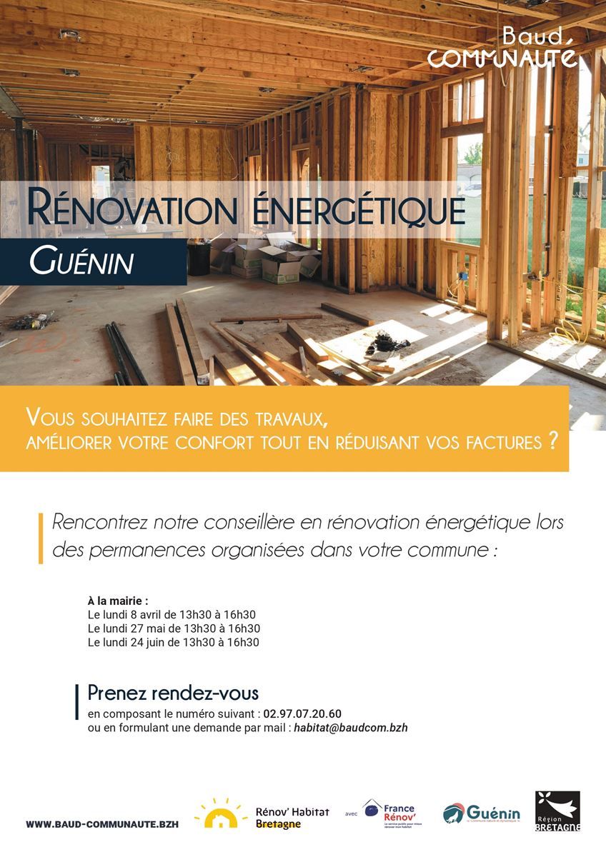 Conseil en rénovation énergétique à la mairie de Guénin - Mairie de ...